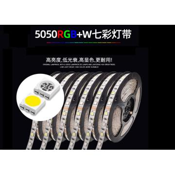Quality Multi Colours Color Changing Led Ribbon Lights SMD 5050 RGB+W 60 LEDS CE Rohs for sale