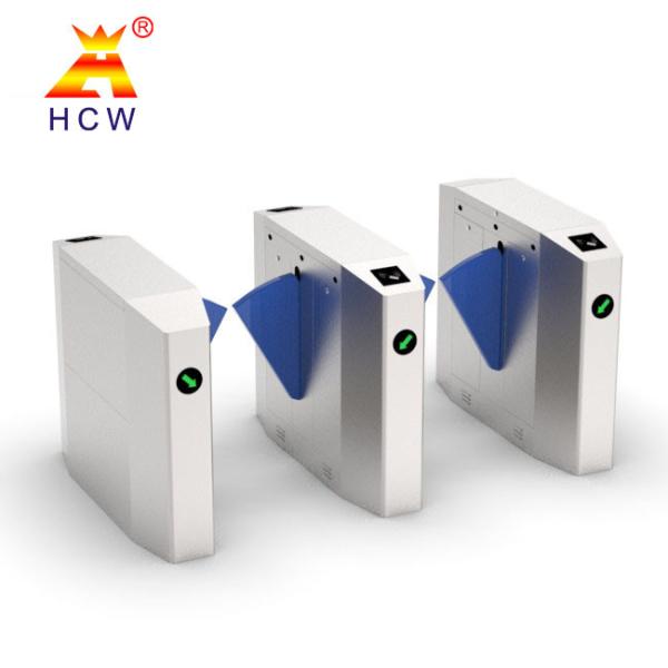Quality Half Height SS304 Wing Gate Turnstile 40 Persons / Min Support IC Card for sale
