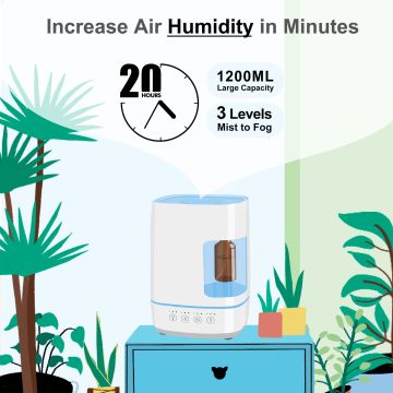 Quality Top Fill Ultrasonic 1.3L Large Capacity Aroma Diffuser For Humidification And for sale