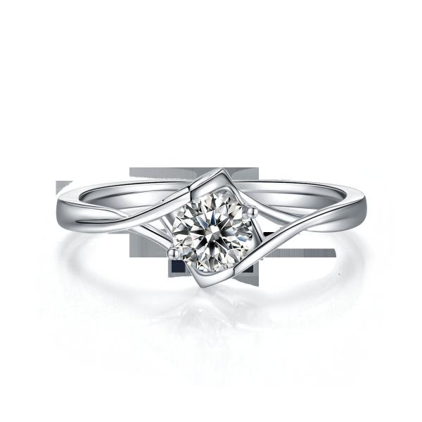 Quality Women 3 Carat Natural Moissanite Ring Gemstone Wedding Promise Engagement for sale