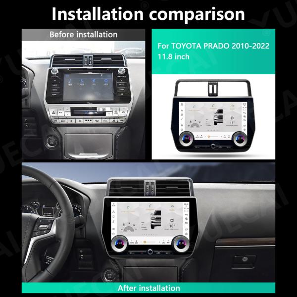 Quality Qualcomm 665 Car Android Navigation Android 13 Head Unit For Toyota Prado 10-22 for sale