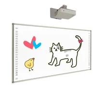 Quality Pen Writing Type IR Interactive Whiteboard with Nano or Ceramic Board Surface for sale