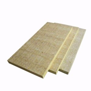 Quality ISO Fireproof Hydrophobic Insulation Rock Wool Board Panels High Density for sale