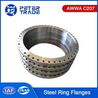 Quality AWWA C207 Standard Steel Ring Flanges Class F 300 PSI For Waterwork Services for sale