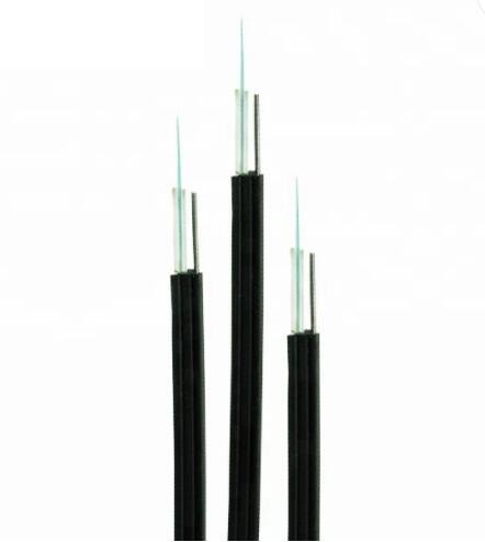 Quality FTTH Singlemode FRPKFRP Steel Strength Member Fiber Optic Cable for sale