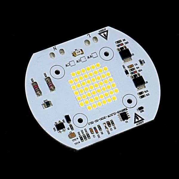 Quality OEM 50W DOB PCB LED Module Floodlight Streetlight Light Source for sale
