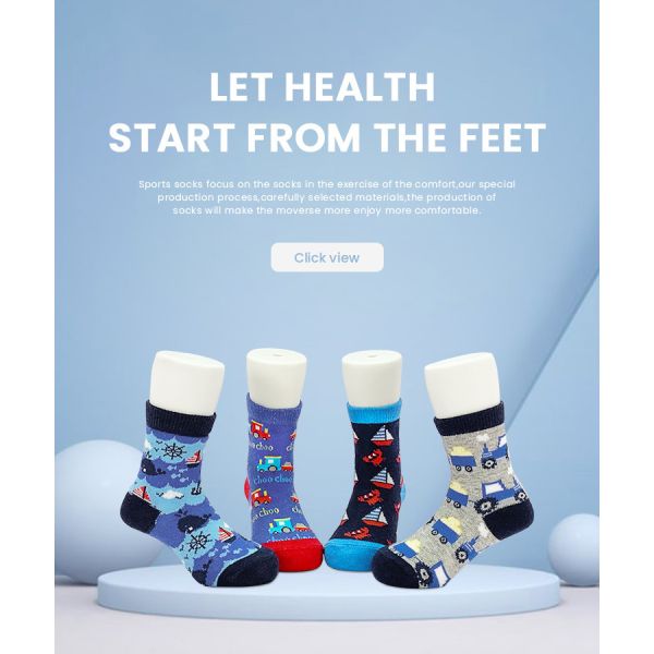 Quality Top Grade Anti Slip White Creativity Print Soft Cotton Long Custom Design Socks for sale