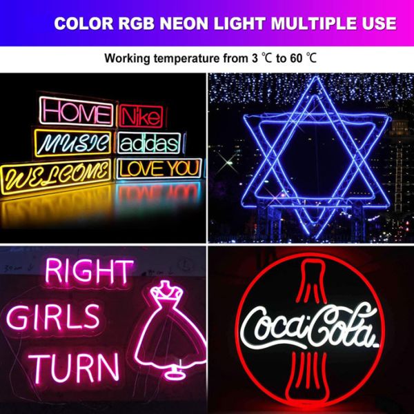Quality Multi Color Pixel Light Strip 5v Rgb Neon Light Addressable 7x15 for sale