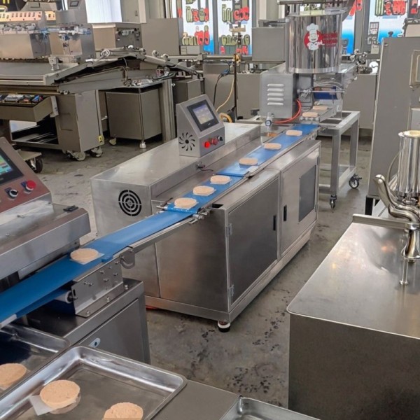Quality Automatic Beef Patty Processing Machine Hamburger Meat Pie Making Machine with for sale