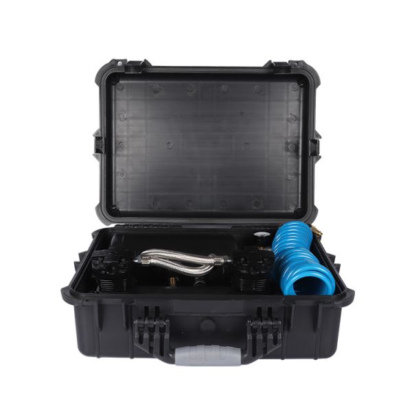 Quality Double Cylinder Dual Head Air Suspension Compressor Kit With Air Tank for sale