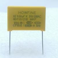 China 15mm Tinned Copper X2 Safety Capacitor With Dielectric Strength 2.5KVAC/1min Dissipation Factor for sale
