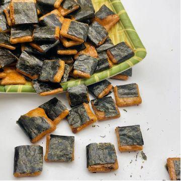 Quality Non Fried Seaweed Wrapped Crackers for sale