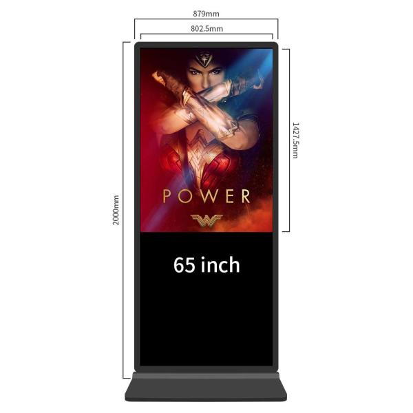 Quality Windows I3 Self Service Touch Screen Kiosks 49 Inch Advertising Media Player for sale