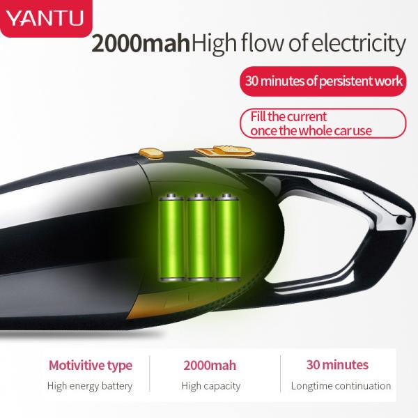 Quality Travel-Friendly YANTU E03 Cyclone 12v Portable Mini Handheld Vacuum Cleaner For for sale