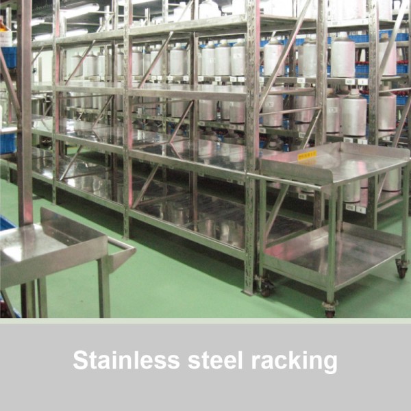 Quality Stainless steel racking Warehouse Storage Rack Warehouse Shelving for sale