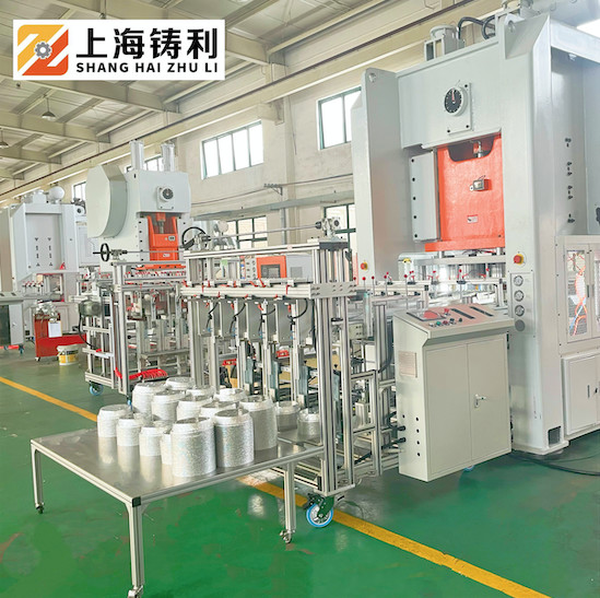 Quality Mitsubishi PLC Controlled Pneumatic SMC Aluminium Container Making Machine 180-260 mm Stroke for sale