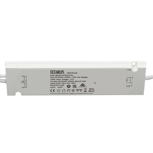 Quality IP44 Waterproof 24V 100W Slim LED Driver for Bathroom Lighting for sale