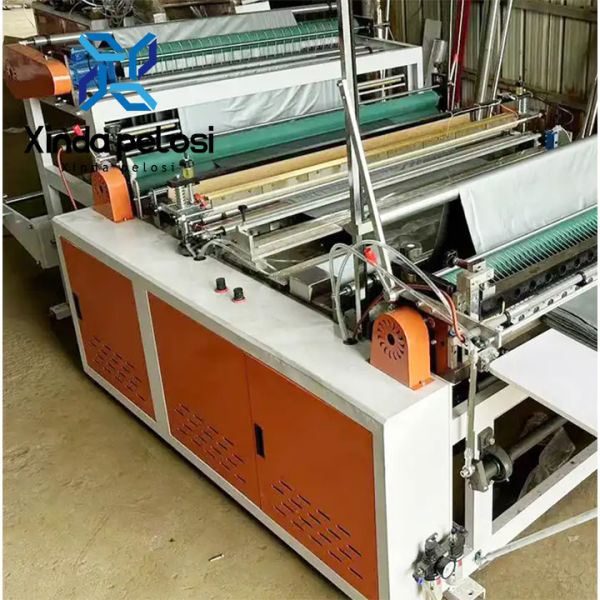 Quality Strong Heat Sealing Coreless Roll Garbage Bag Making Machine 250pcs/Min for sale