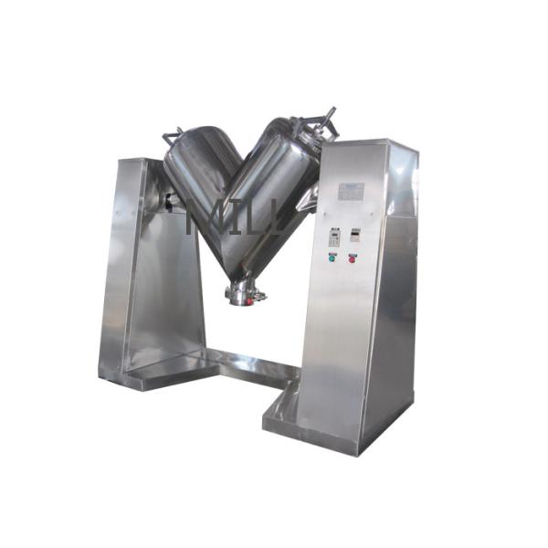 Quality Stainless Steel Industrial Powder Mixer , V Blender Machine Pharmaceutical Line for sale