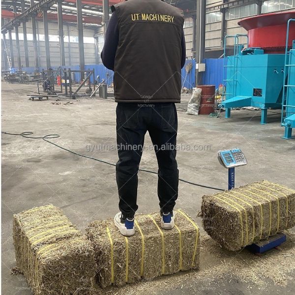 Quality 8566 KG Full-Automatic Hydraulic Alfalfa Clover Baler Machines for sale