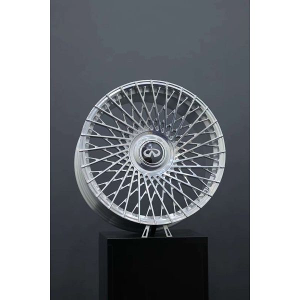 Quality Muiti Spokes 6061-T6 Polished Silver Forged Wheels for sale