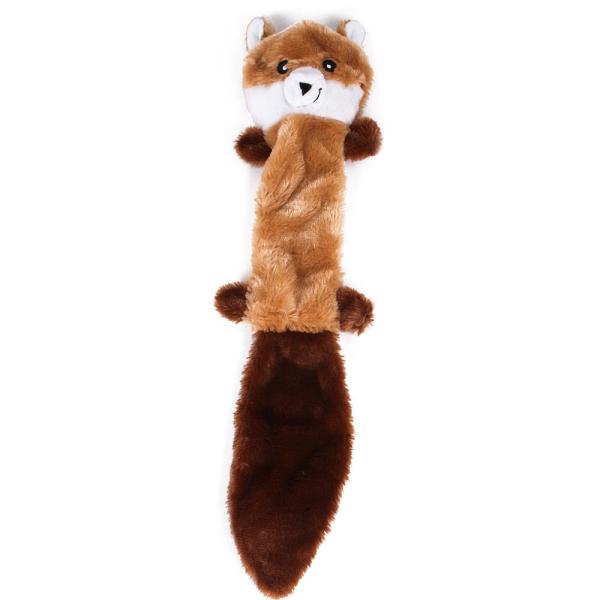 Quality Manufacturer no stuffing squeaky fox squirrel raccoon bea for sale