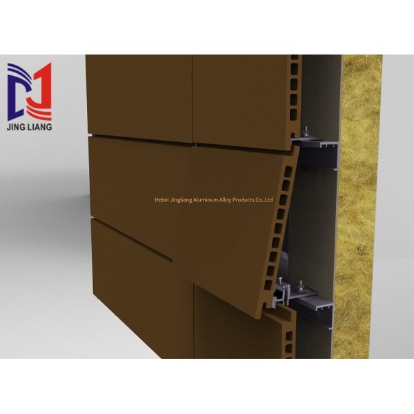 Quality Customized Circlip Ventilated Facade Support System For Both 20mm Terracotta for sale
