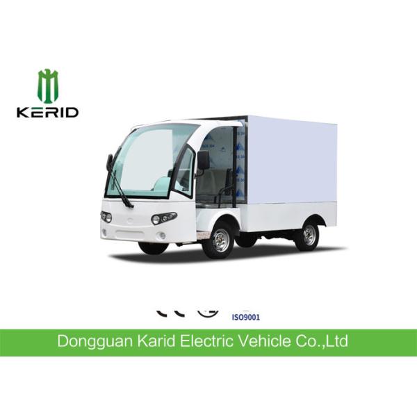 Quality Electric Carry Van With Enclosed Loading Box / Food Or Goods Electric Delivery Vehicles for sale