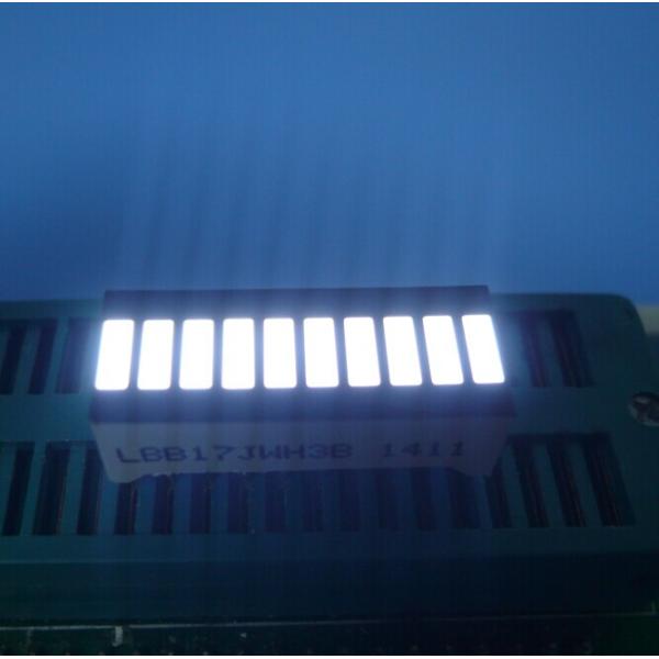 Quality Ultra Bright Blue 10 Segment LED Light Bar with 80-100mcd Luminous Intensity for for sale