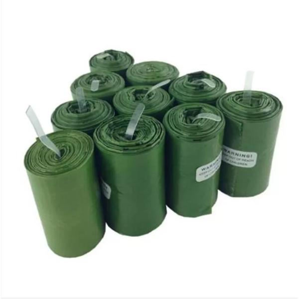 Quality ASTM D6400 EN13432 PLA Compostable Water Soluble Poop Bags for sale
