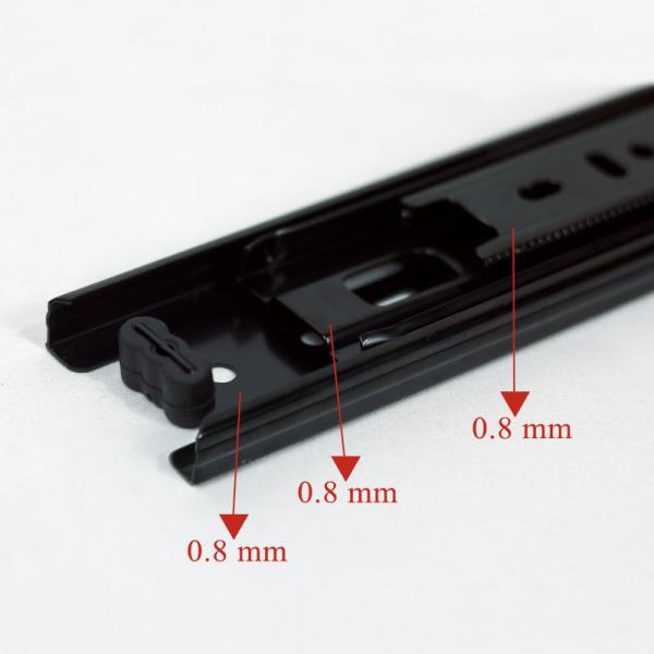 Quality SGS 45mm 3 Folding Full Extension Drawer Runners for sale