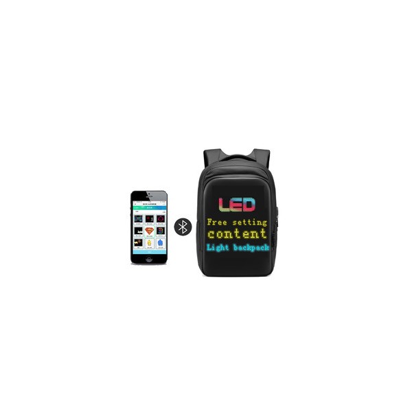 Quality Advertisement Propaganda Smart LED Backpack 24 Litre LED Light Bag 3lb for sale