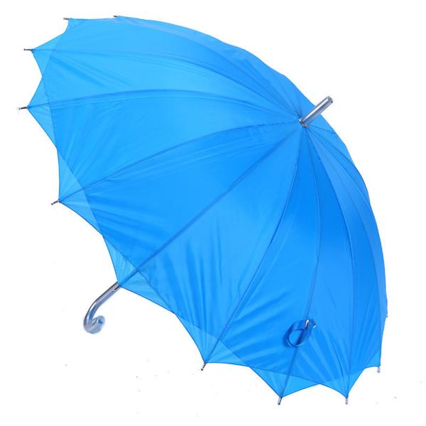Quality Metal Coated Shaft Pongee Panel Market Umbrella for Fashionable Outdoor Advertising for sale