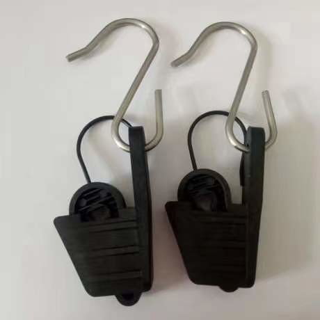 Quality S Type Fiber Optic Cable Accessories FTTH Drop Clamp for sale