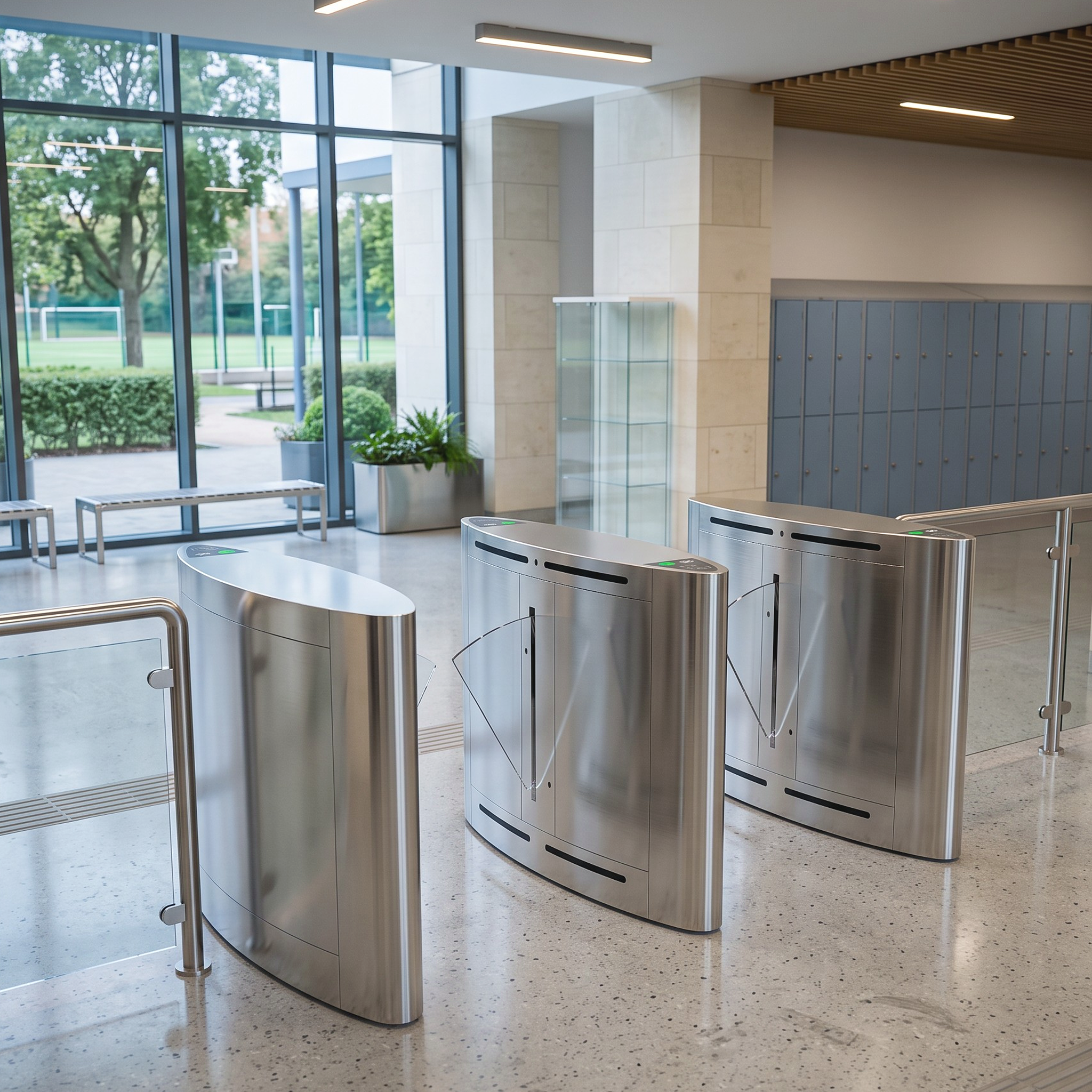 Quality Half Height Speed Gate Turnstile SUS304 For Public Lobby CE Certificate for sale