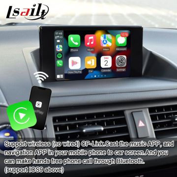 Quality Lsailt Wireless CarPlay Android Video Interface for Lexus CT CT200H 2014-2017 for sale