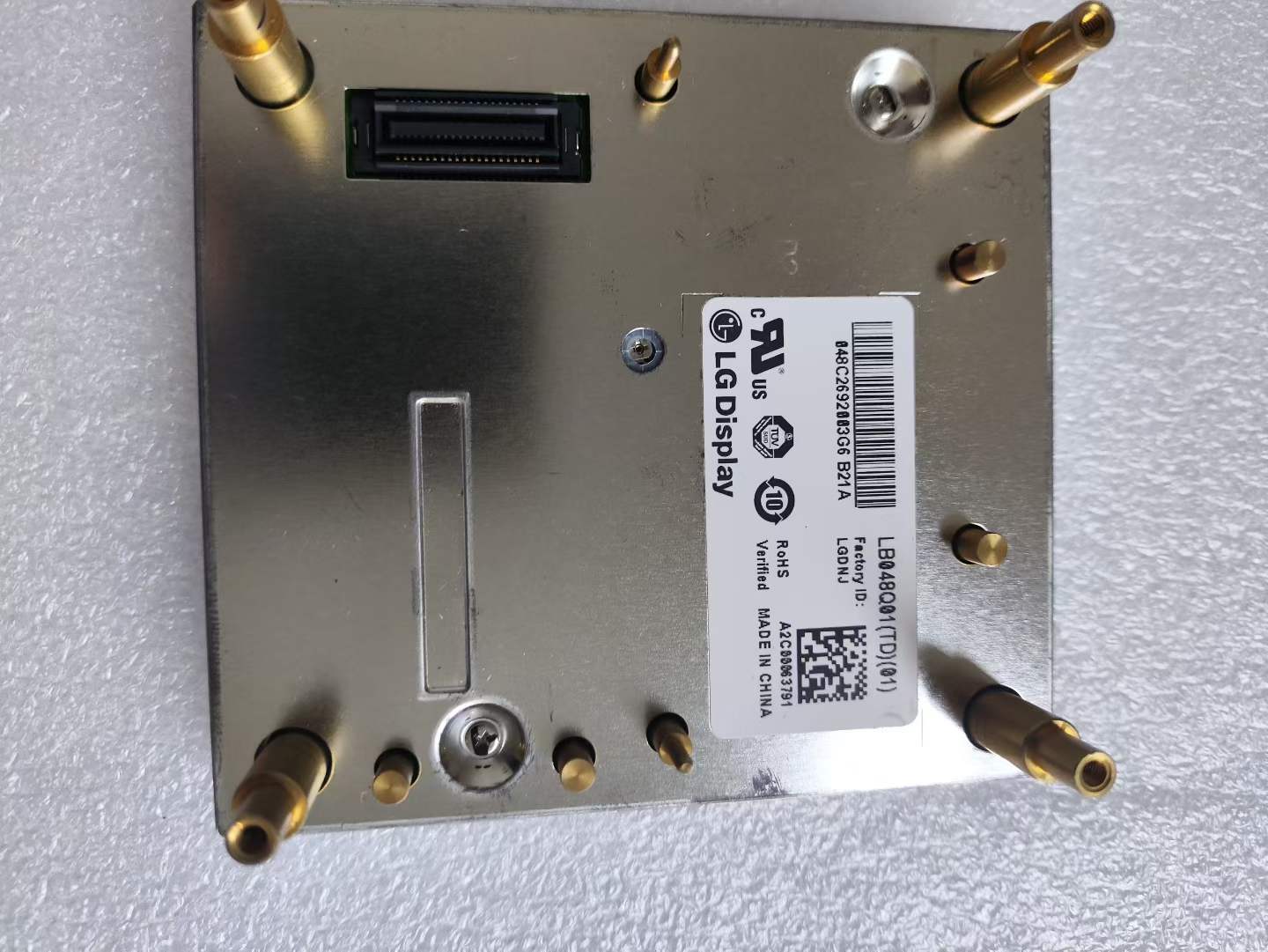 Quality LG 4.8Inch Car LCD Display with 400 cd/m² Luminance 240 × 257 Pixel Number and 40PIN Connector for Automotive for sale