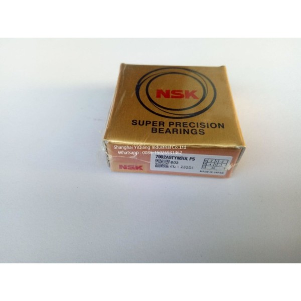 Quality NSK High Precision Angular Contact Ball Bearing 7902A5TYNSULP5 for sale