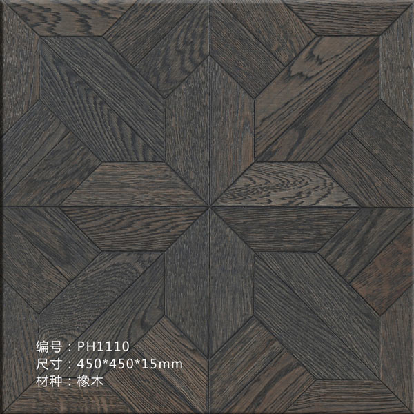 Quality Different Designs Oak Engineered Parquet Flooring Panels 450 x 450MM for sale