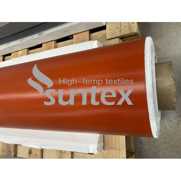 Quality Fireproof Silicone Coated Fiberglass Cloth For Thermal Insulation Mattress for sale