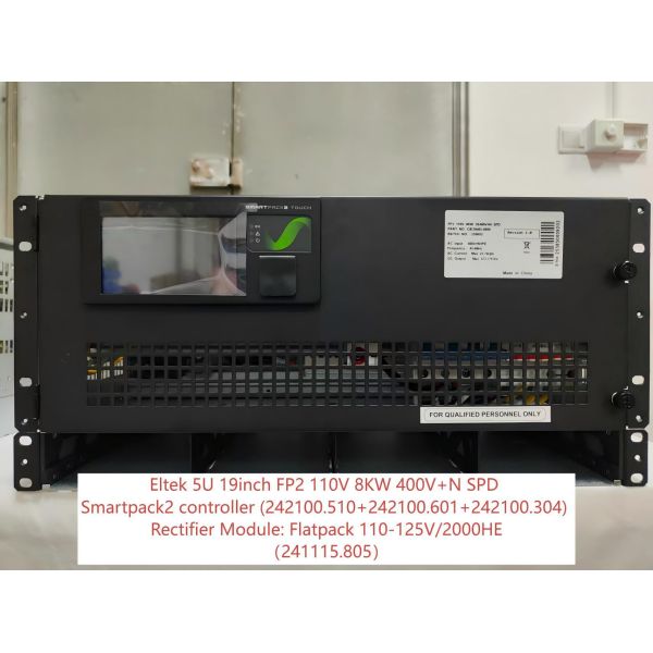 Quality Eltek Flatpack2 110Vdc 8KW DC power system CIO20405.XXX System  with  Flatpack 110-125V/2000HE  241115.805 241119.805 for sale