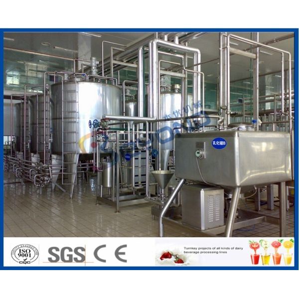 Quality Heat Treated Pasteurized Milk Dairy Processing Plant With Milk Pasteurization for sale