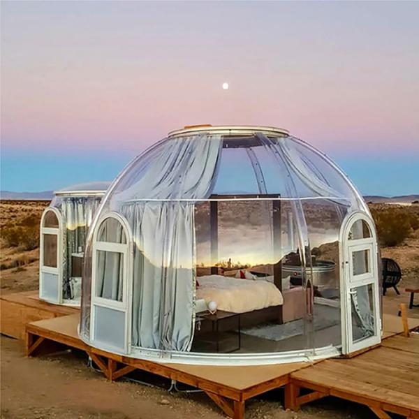 Quality Outdoor Camping Transparent Bubble Tents Lightweight UV Protection for sale