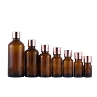 Quality Custom Glass Amber Essential Oil Bottles 10ml 15ml 20ml 30ml for sale