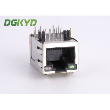 Quality Shielded Gigabit ehternet RJ45 PCB Connector with Transformer RJ45 Network for sale