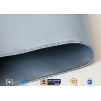 Quality 1m Width Fireproof Silicone Coated Fiberglass Cloth 15oz Single Side for sale