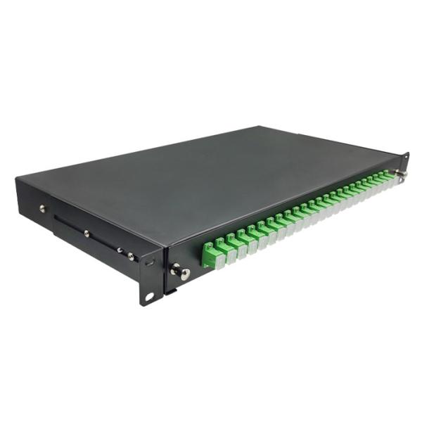 Quality 24 Ports SC/APC ODF Rack Fiber Patch Panel 1U 19 Inch Standard Frame Type Pull - for sale