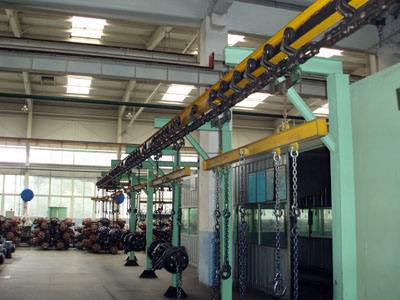Quality CS Roller Overhead Conveyor Chain Powder Coating Conveying Equipment X348 for sale
