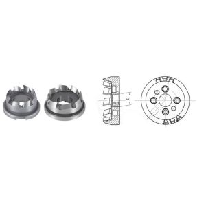 Quality Arc Tooth Carbide Cutter Tools Cylindrical Wear Resistence for sale
