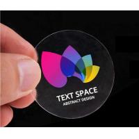China Vinyl Transparent Clear Round Sticker Label Personalized Printable factory